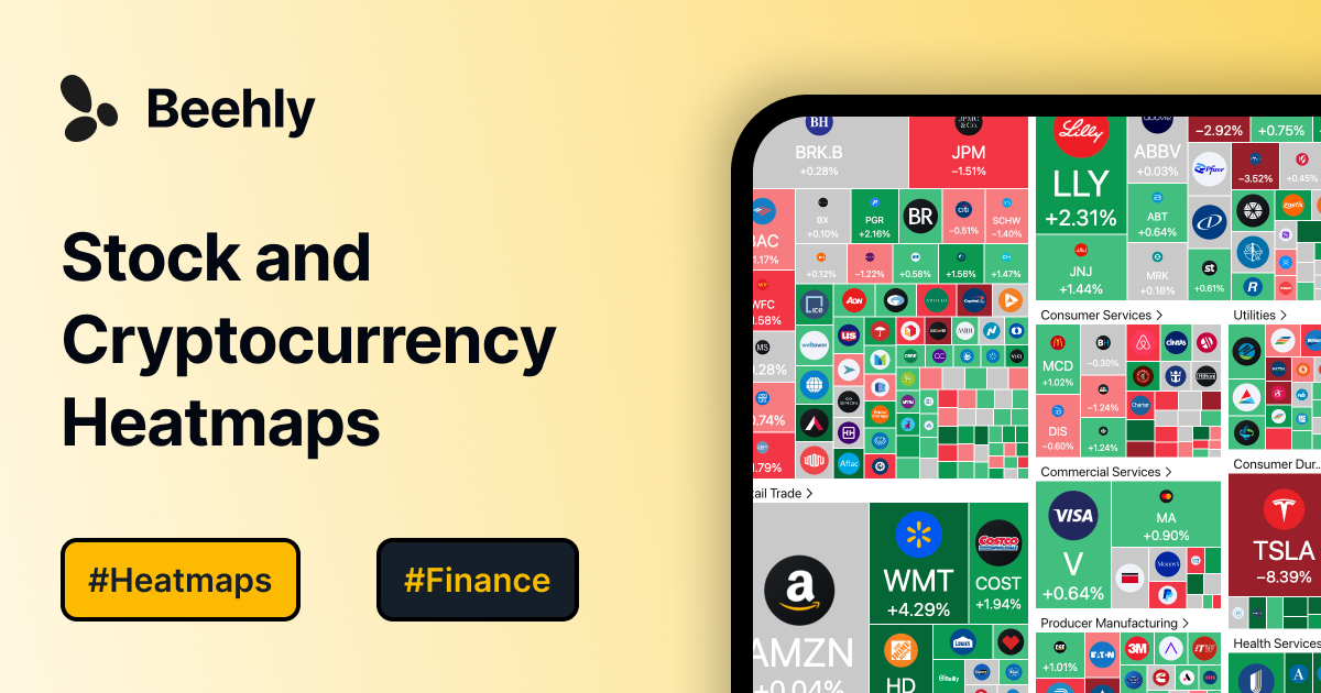 Stock & Crypto Heatmap | Beehly